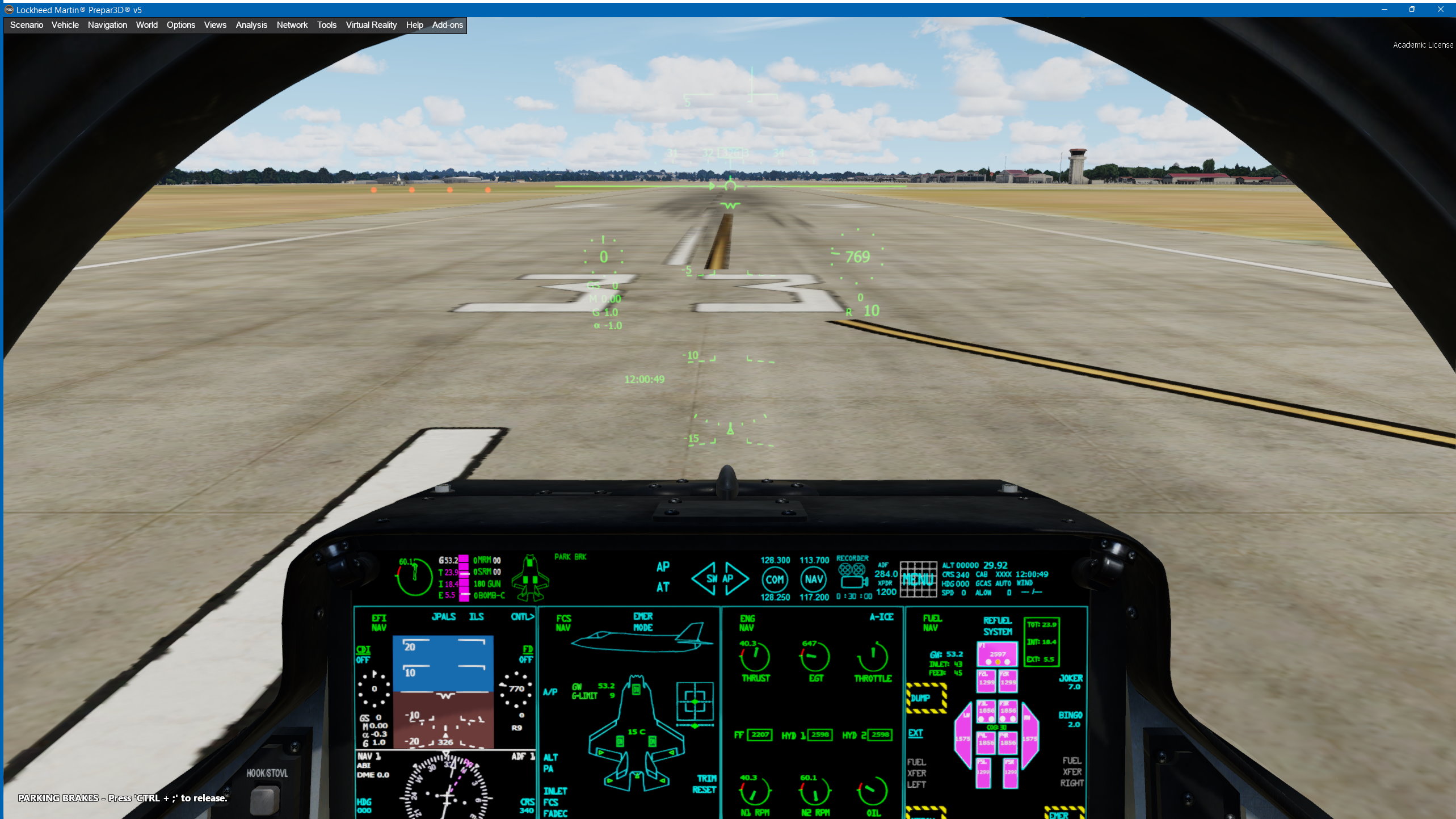 P3D V5 HUD Brightness - Prepar3D Forums